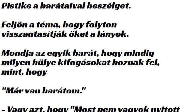 VICC: A lányok leggyengébb kifogásai - TUDNOD KELL